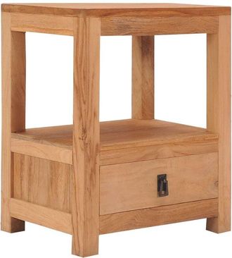 vidaXL Table de chevet 40x30x50 cm bois de teck massif Vidaxl