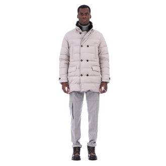 Moorer Zarbo Parka - - Coats - Herren - Wei&szlig; - XL