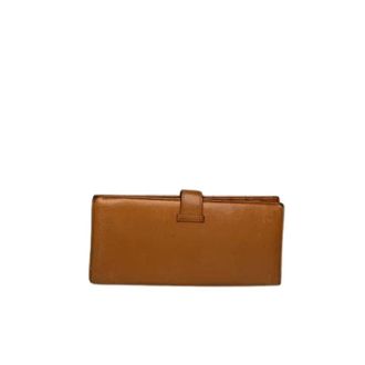 Loewe Portefeuille en cuir Pre-owned - Femme - Pre-owned - Brun - Taille: ONE Size