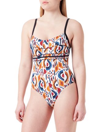 Haute Pression Damen T1054 CO1 Badeanzug, Multicolore, 46 Mehr