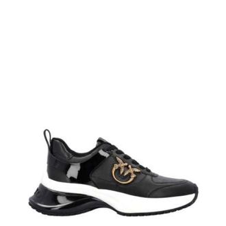Pinko Ariel Leder Sneaker - - Shoes - Damen - Schwarzk - 40 EU
