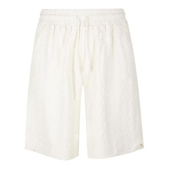 Dr&ocirc;le de Monsieur Monogramme Short - - Shorts - Herren - Wei&szlig; - S
