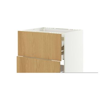 IKEA METOD / MAXIMERA Unterschr.f Kochf/2 Fronten/3 Sch