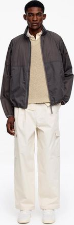 Arket Weite Cargohose -Wei&szlig;