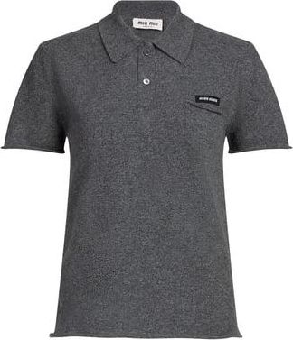 Miu Miu Polo &agrave; manches courtes en cachemire