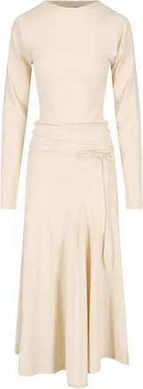 Christophe Lemaire Maxi Robe - Cr&egrave;me