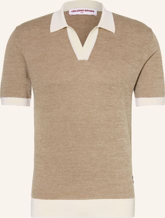 Orlebar Brown Orlebar Brown Strick-Poloshirt Horton beige