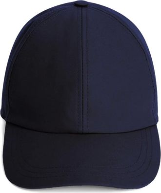 Jil Sander casquette &agrave; logo brod&eacute; - Bleu