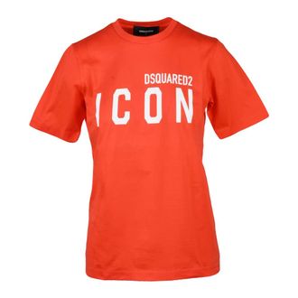 Dsquared2 Femme, Tops, Orange, Taille: 38 FR T-Shirt