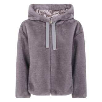 Herno Bomber aus weichem Kunstpelz - - Jackets - Damen - Rosa - L