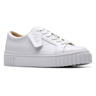 Clarks Mayhill Walk White Leather 35