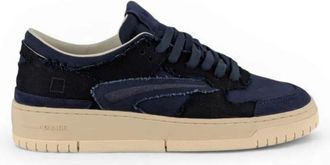 D.A.T.E. D.a.t.e., Homme, Chaussures, Bleu, Taille: 42 EU Torneo Fringed Baskets