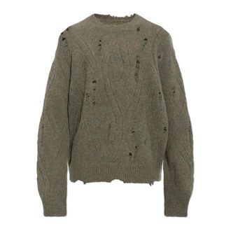 AllSaints Niko Sweater - Homme - Pulls - Gris - Taille: XL