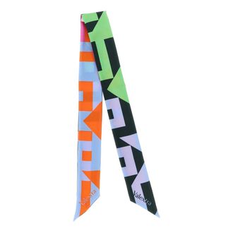Valextra Femme, Accessoires, Multicolore, Taille: ONE Size Love Lines Silk Band