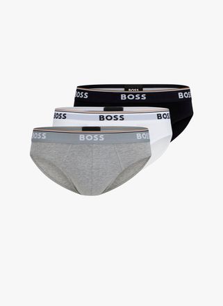 HUGO BOSS Slip en coton m&eacute;lang&eacute;