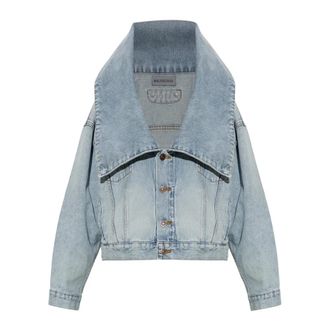 Balenciaga Denimjacke - - Jackets - Damen - Blau - 2XS