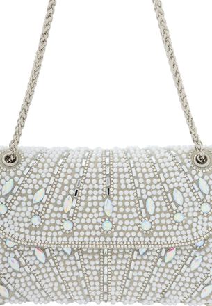 Faina Klappentasche Klappentasche Frauen Silber