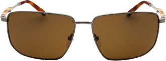 Timberland Shiny Dark Nickeltin Polarized Sonnenbrille