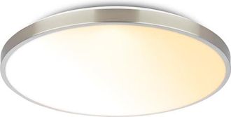 Briloner LED Deckenlampe mit Fernbedienung, dimmbar, Dekorblende, warmweiß bis neutralweiß, LED Lampe, Deckenleuchte, Wohnzimmerlampe, Küchenlampe, Deckenbeleu