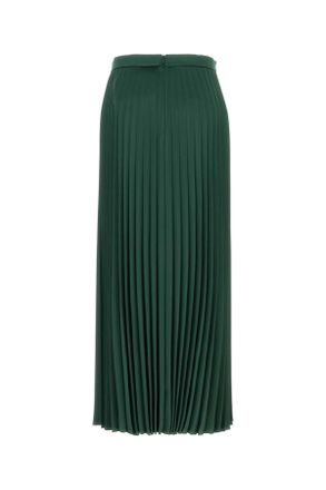 Weekend Womens Green Satin Nicchia Skirt Verde Exterior: Polyester Gonne