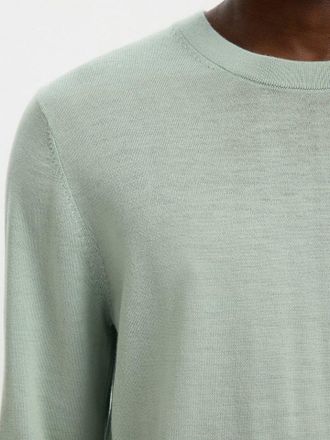 Selected Rundhalspullover SLHTRAY LS KNIT MERINO CREW NECK NOOS Wolle, regular fit