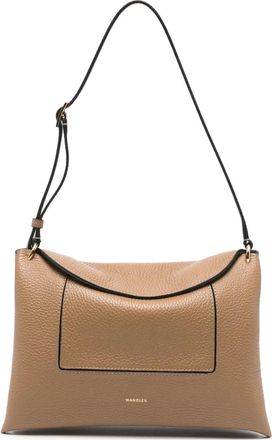 Wandler sac porté épaule Penelope Slouch à logo - Marron