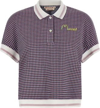 Marni Femme, Tops, Multicolore, Taille: 36 FR Polo &agrave; Carreaux