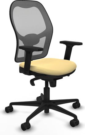 Piqueras y Crespo Drehstuhl mit Jorquera Armen, h&ouml;henverstellbare Lendenwirbelst&uuml;tze, ausgestattet mit 5 Positionen und eingespritztem Schaum. Mit Rollen von 65 mm Nylo