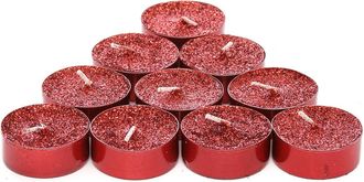 KASANOVA Set Teelichter 10 Stück, mit Glitter