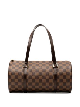 Louis Vuitton sac &agrave; main Damier &Eacute;b&egrave;ne Papillon 30 (2004) - Marron