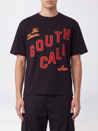 Amiri T-Shirt aus Baumwolle mit kontrastierendem Logo-Print und Rundhalsausschnitt