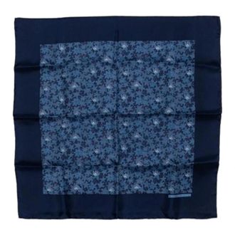 Herm&egrave;s Pre-owned Handkerchief - - Pre-owned - Damen - Blau - ONE SIZE