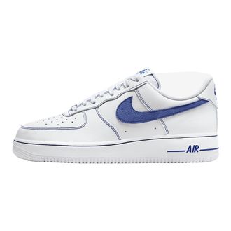 Nike Herren Air Force 1 07 Lv8 Sneaker, White Deep Royal Blue, 42.5 EU