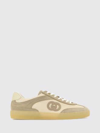 Gucci Baskets basses G75 en tissu &agrave; monogramme GG et daim