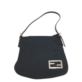 Fendi Pre-owned Satin Shoulder Bag - - Pre-owned - Damen - Schwarzk - ONE SIZE