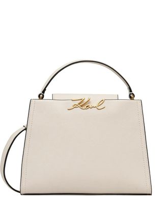 Karl Lagerfeld Shopper mit Logo - Nude