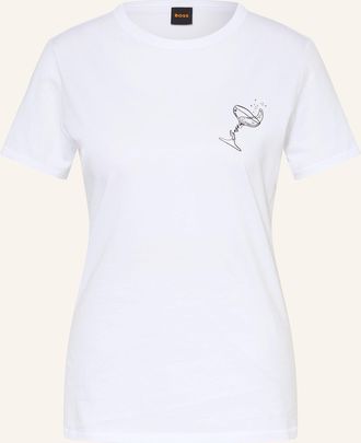 HUGO BOSS T-Shirt Elogo beige