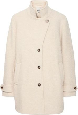 Ichi Ichi - Ihstipa JA8 - Femme - Manteaux - Beige - Taille: 44 FR