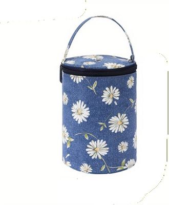 Generic Tragbare Runde Garn Lagerung Taschen Stricken Wolle Organizer wasserdichte H&auml;keln Haken Tasche for N&auml;hen Zubeh&ouml;r Werkzeuge(D-2)