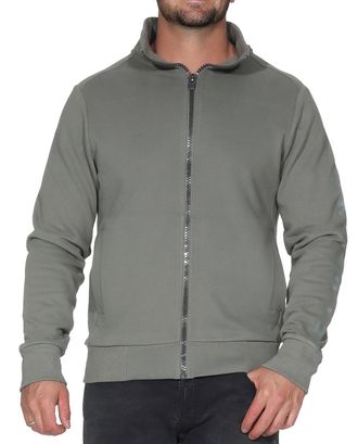 Elbsand Levin Herren Sweatjacke, Zip-Jacke, Stehkragen, Leistentaschen, Stehkragen, Leistentaschen, schmal geschnitten