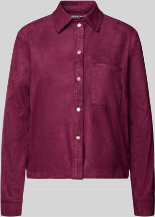Zabaione Regular Fit Bluse in Leder-Optik Modell Je44ssica