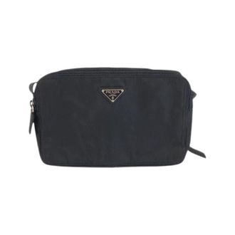 Prada Pre-owned Nylon Tessuto Triangle Logo Shoulder Bag - - Pre-owned - Damen - Schwarzk - ONE SIZE