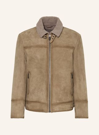 Milestone Lederjacke Mscamino beige