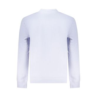 Calvin Klein Logo-Embroidered Cotton Sweatshirt - Purple