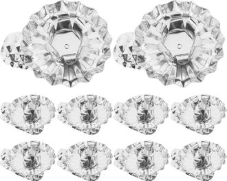 Happyyami 10 St&uuml;ck Weihnachtsbaum Kerzenhalter Clip auf Kerzenhalter Fenster Kerzenhalter Klemmen Traditionelle Vintage Kerzenhalter mit Clip f&uuml;r Weihnachtsbaum