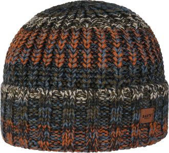 Barts Akotan Beanie Strickm&uuml;tze Umschlagm&uuml;tze Winterm&uuml;tze Damen/Herren - mit Umschlag, Futter Winter Herbst-Winter - One Size Denim