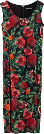 Dolce & Gabbana Kleid mit Melograni-Print - - Dresses - Damen - Mehrfarbig - S
