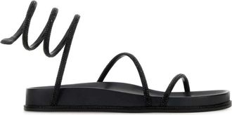 Rene Caovilla Femme, Chaussures, Noir, Taille: 36 EU Cleo Sandales