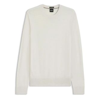 HUGO BOSS H-Leno Pullover - - Knitwear - Herren - Beige - 2XL