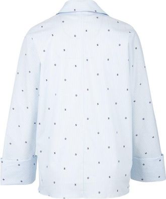 Sportalm Klassische Bluse 500311 Felenori Streifenmuster mit markantem Sportalm-Logoprint